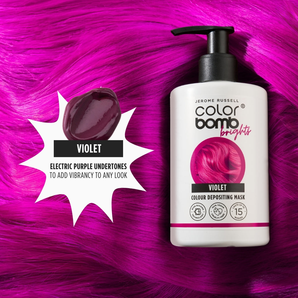 Jerome Russell Color Bomb - Violet 300ml | Hair & Beauty World