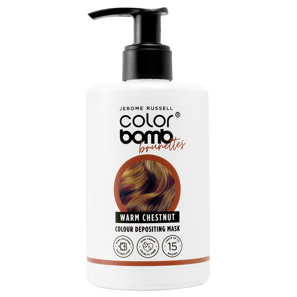 Jerome Russell Color Bomb - Warm Chestnut 300ml | Hair & Beauty World