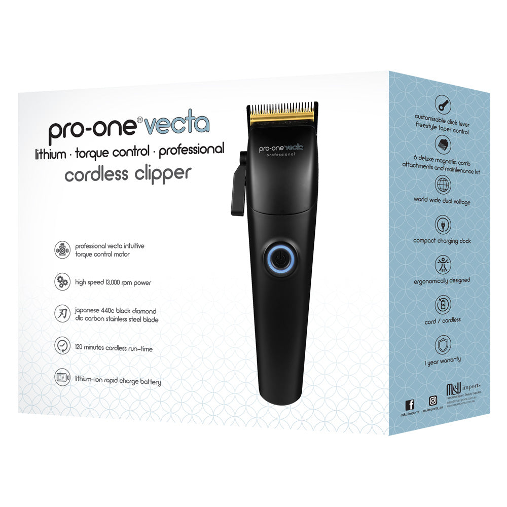 Pro-One VECTA Cordless CLIPPER | Hair & Beauty World