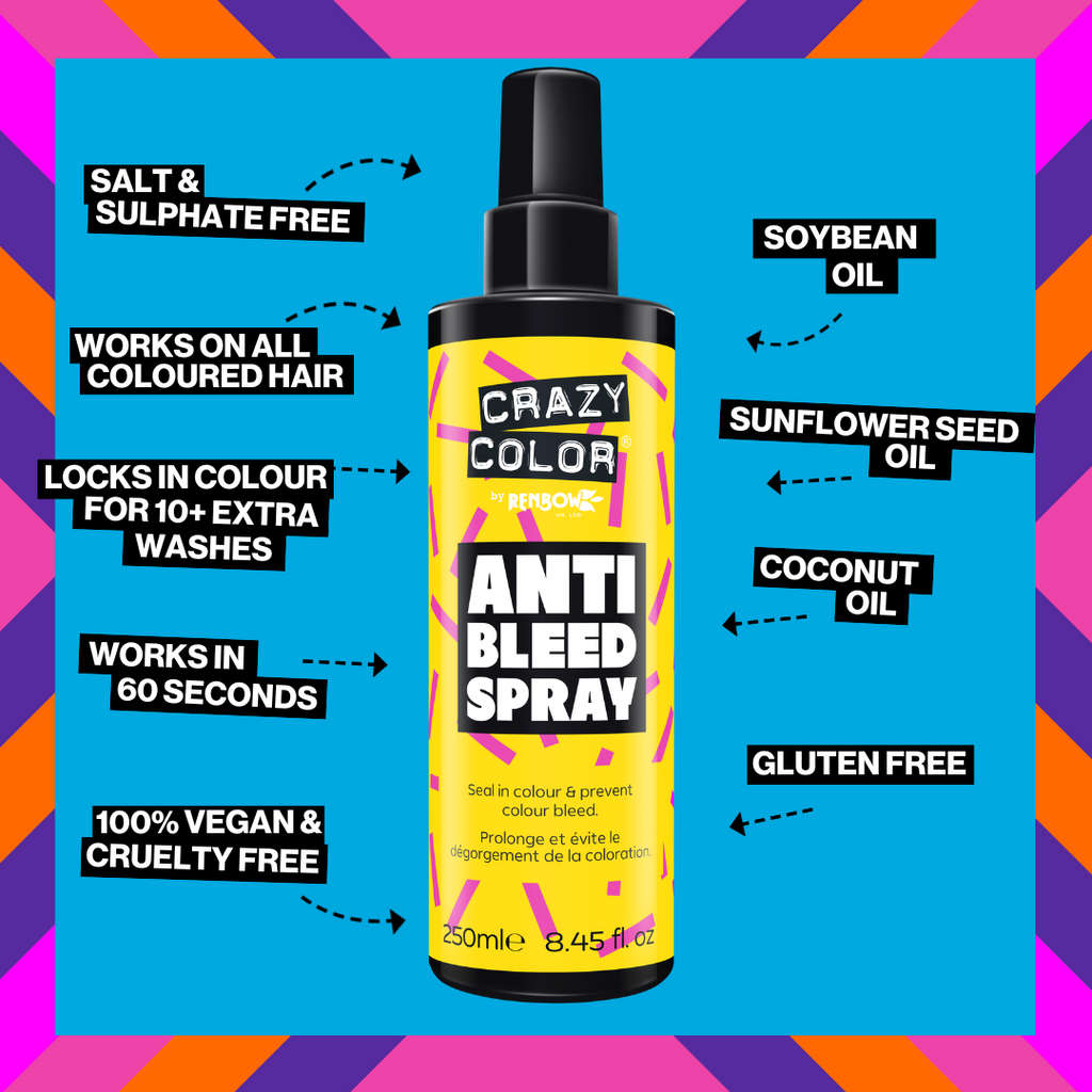 Crazy Color - Anti Bleed Spray 250ml | Hair & Beauty World