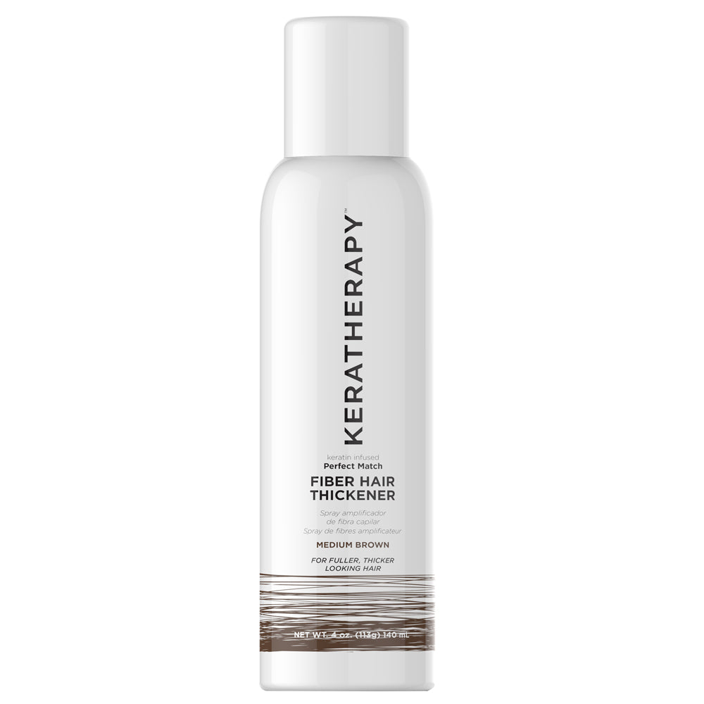 Keratherapy Fiber Spray - Medium Brown 140ml | Hair & Beauty World