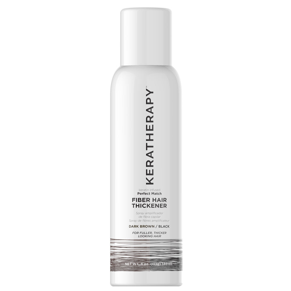 Keratherapy Fiber Spray - Dark Brown Black 140ml | Hair & Beauty World